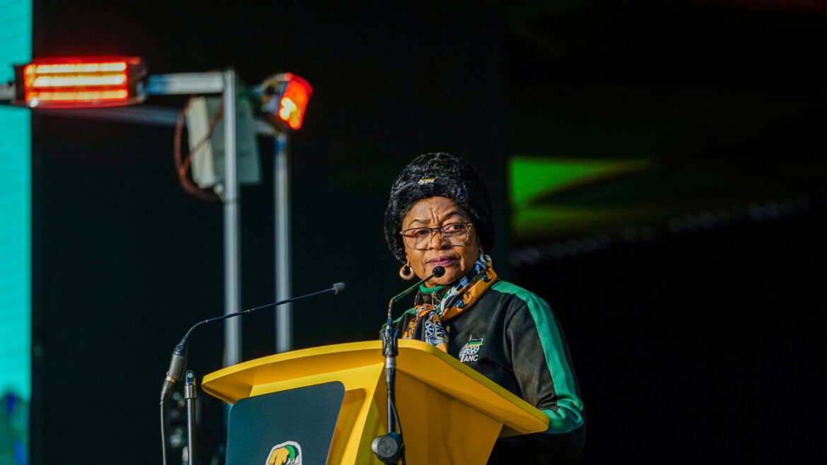 Recognition of Baleka Mbete's Enduring Service: Address by ANC ...