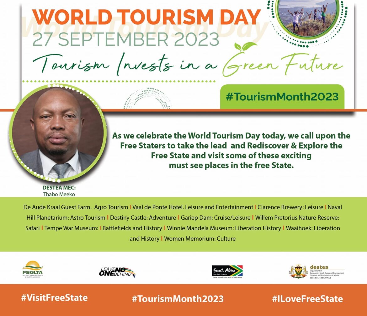 Free State MEC Thabo Meeko celebrates World Tourism Day | Central News ...