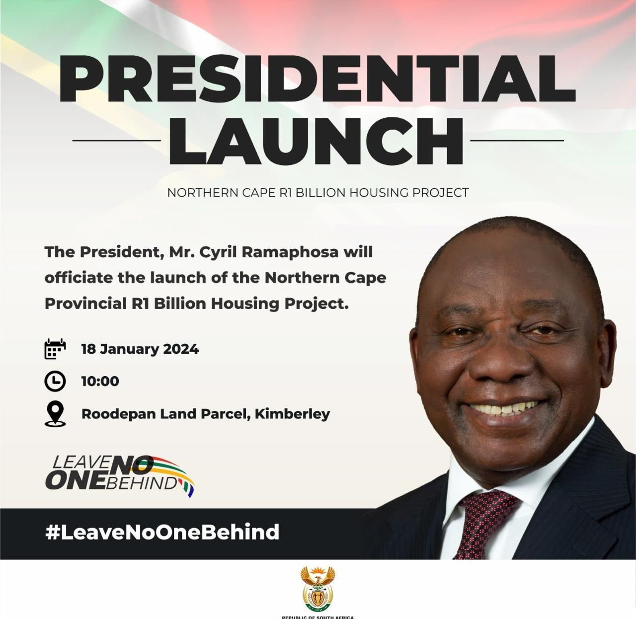President Cyril Ramaphosa to Launch Major Housing Project in Northern ...