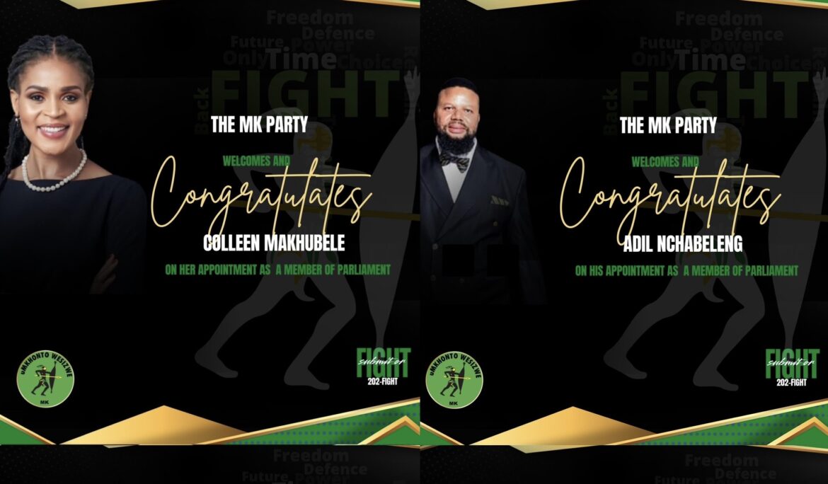 Former Joburg Speaker Makhubele and Energy Expert Nchabeleng Join MK ...