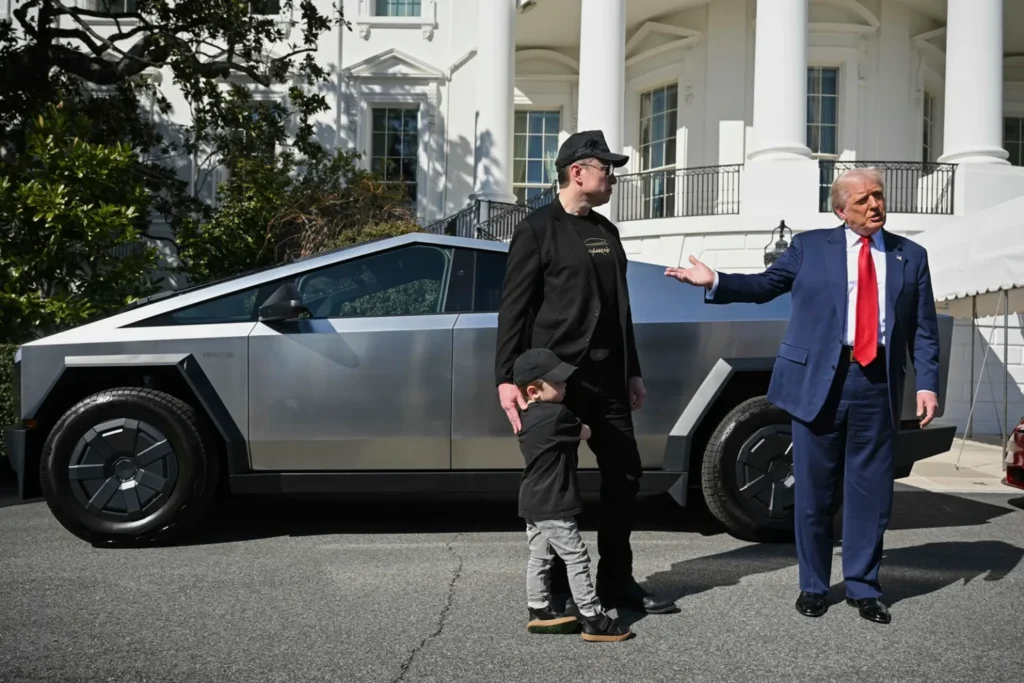 Trump Backs Elon Musk and Tesla at White House Event, Announces Plan to ...