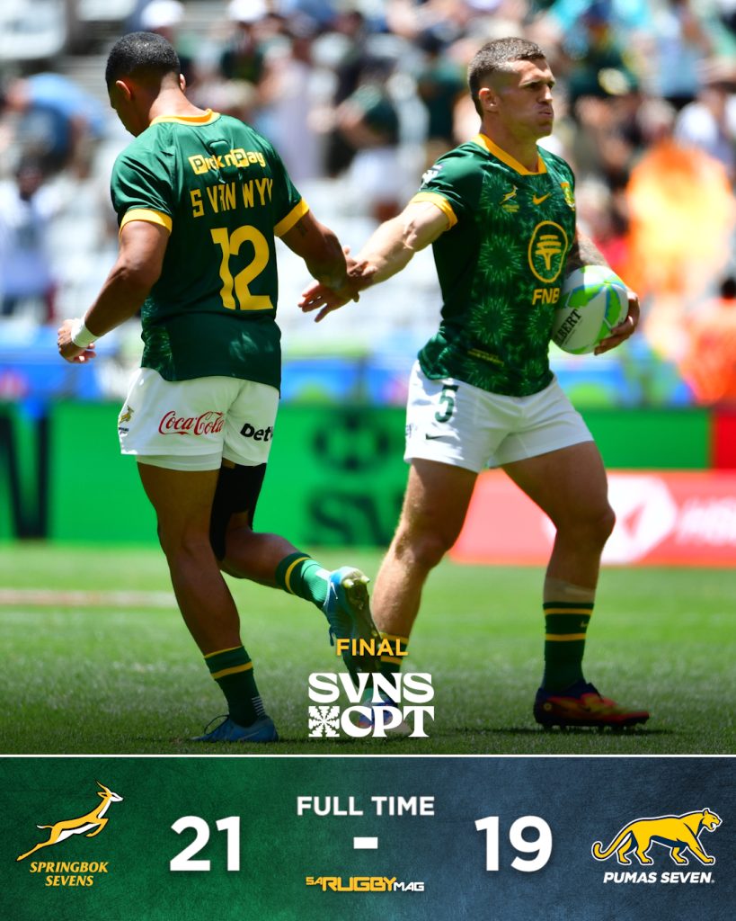 Blitzboks Make History with Back-to-Back HSBC SVNS Cape Town Titles ...
