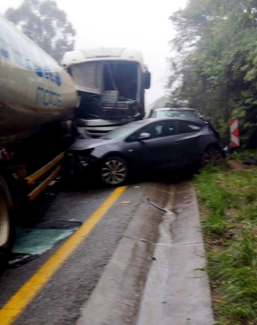 Major Accident: Tanker and Hatchback Crash Causes Major N1 North ...
